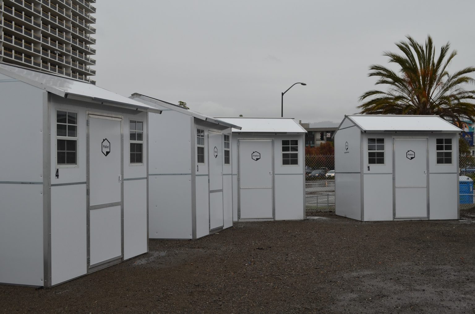 Oakland addressing homelessness with Pallet shelters - Pallet Shelter