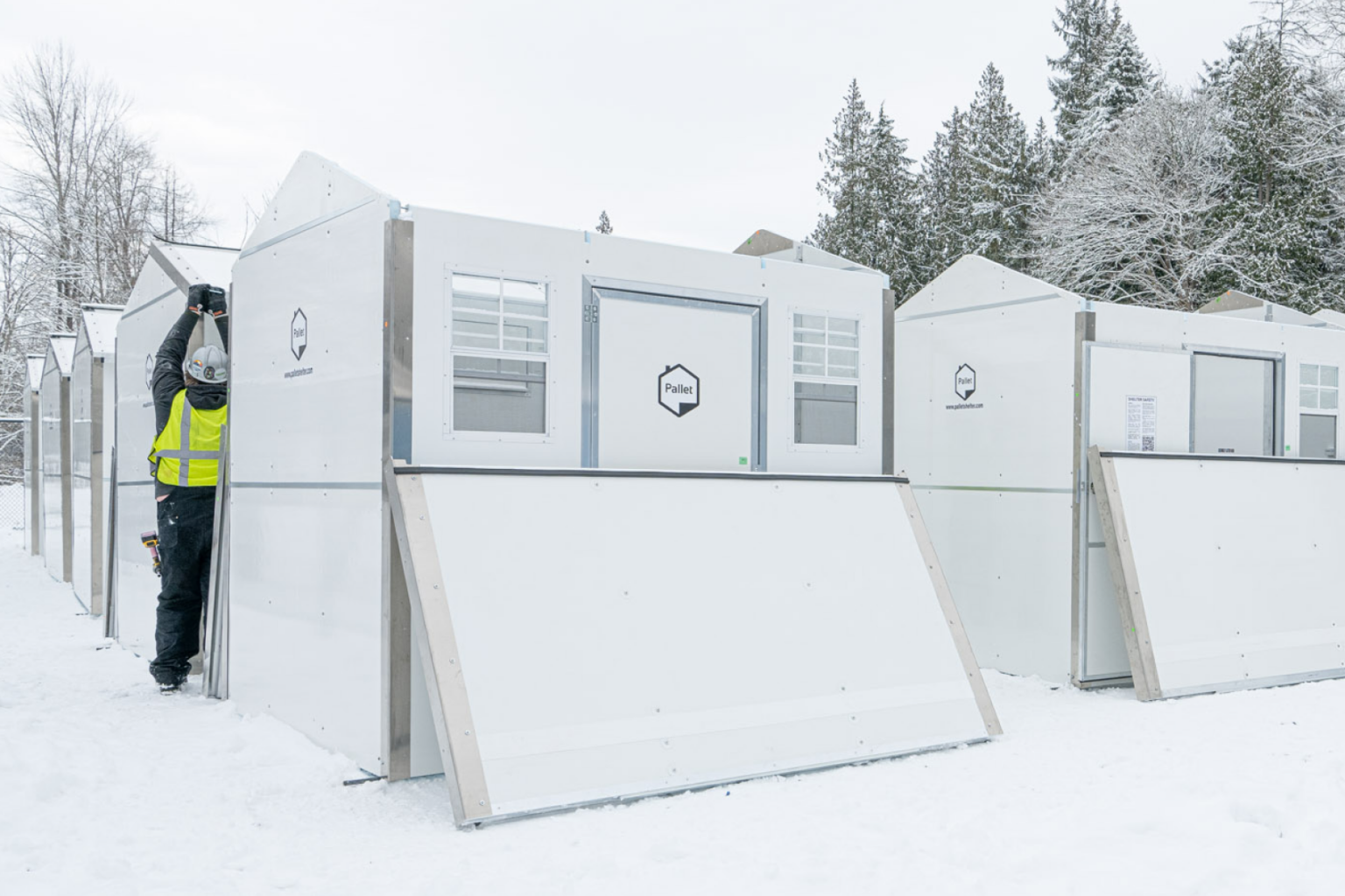 Pallet builds its 100th village - Pallet Shelter